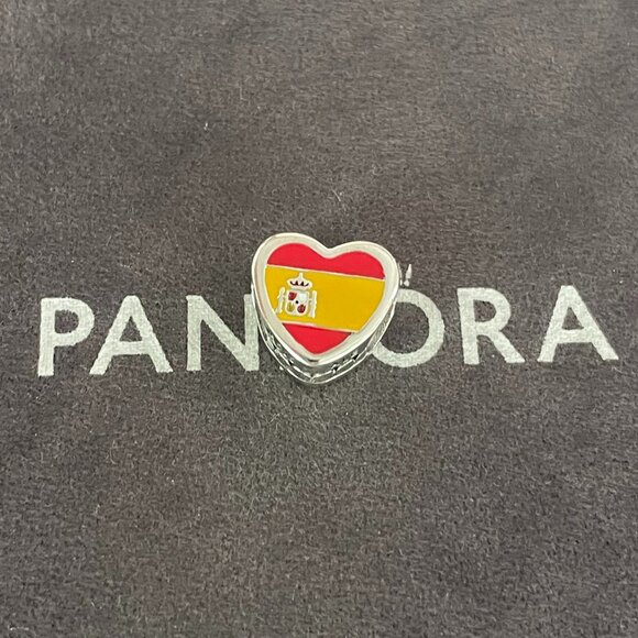Pandora | Jewelry | Pandora Spain Exclusive Heart Charm Bead | Poshmark